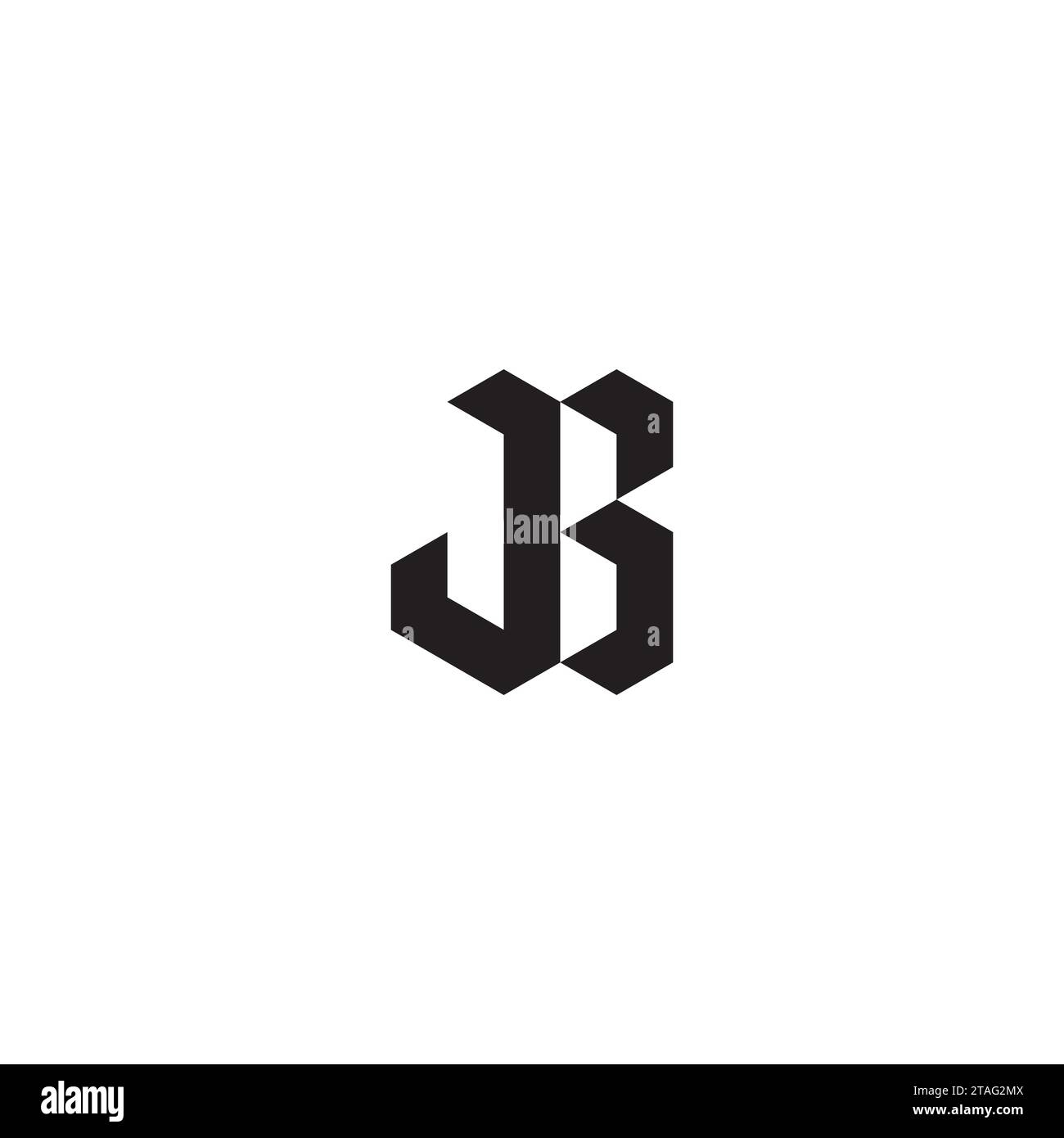 JB initial logo letters in high quality professional design that will print well across any ...