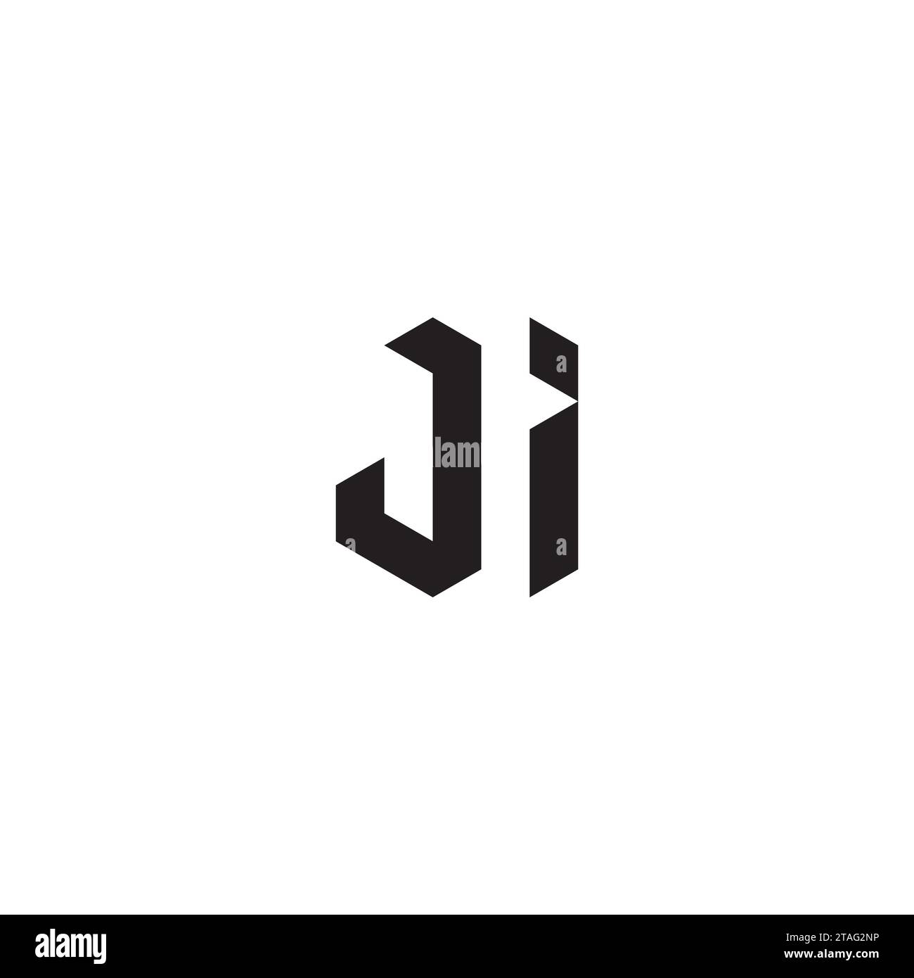 Ji letters Stock Vector Images - Alamy