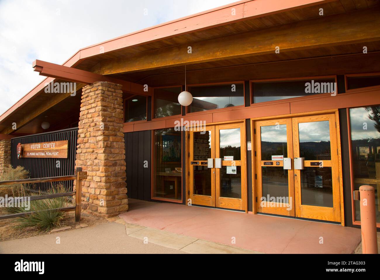 Visitor Center, El Morro National Monument, New Mexico Stock Photo - Alamy