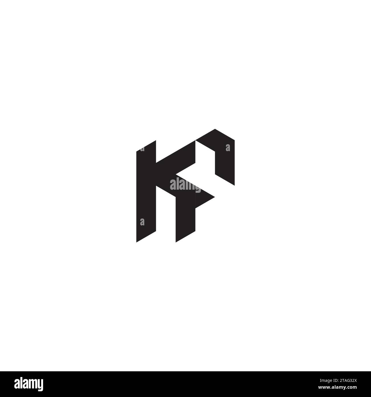 KF initial logo letters in high quality professional design that will ...