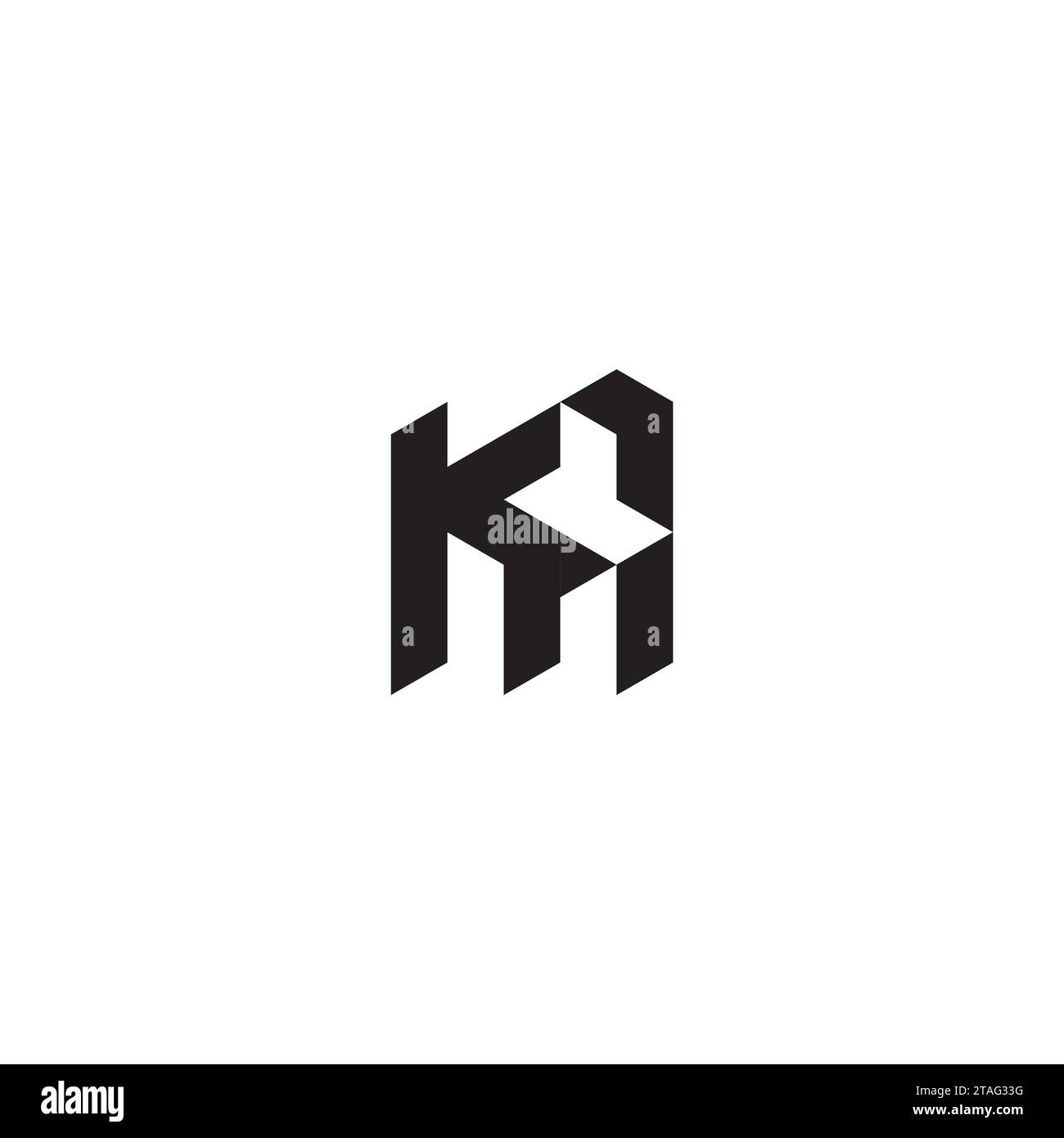 KA initial logo letters in high quality professional design that will ...
