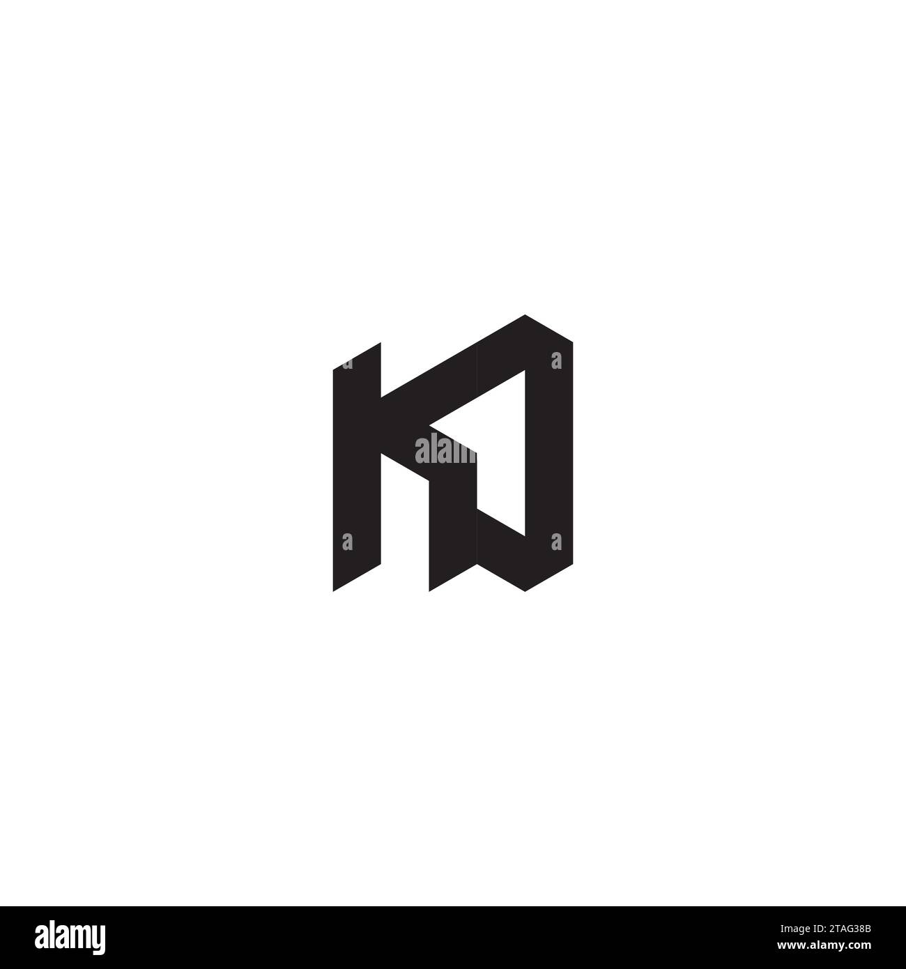 KO initial logo letters in high quality professional design that will ...