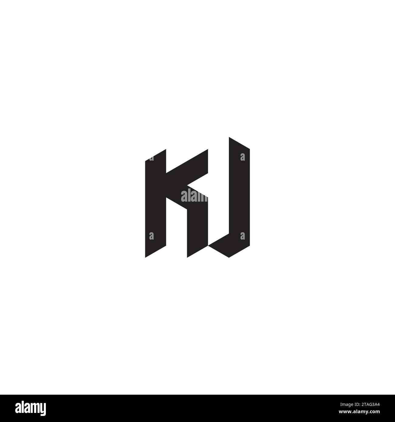 KU initial logo letters in high quality professional design that will ...