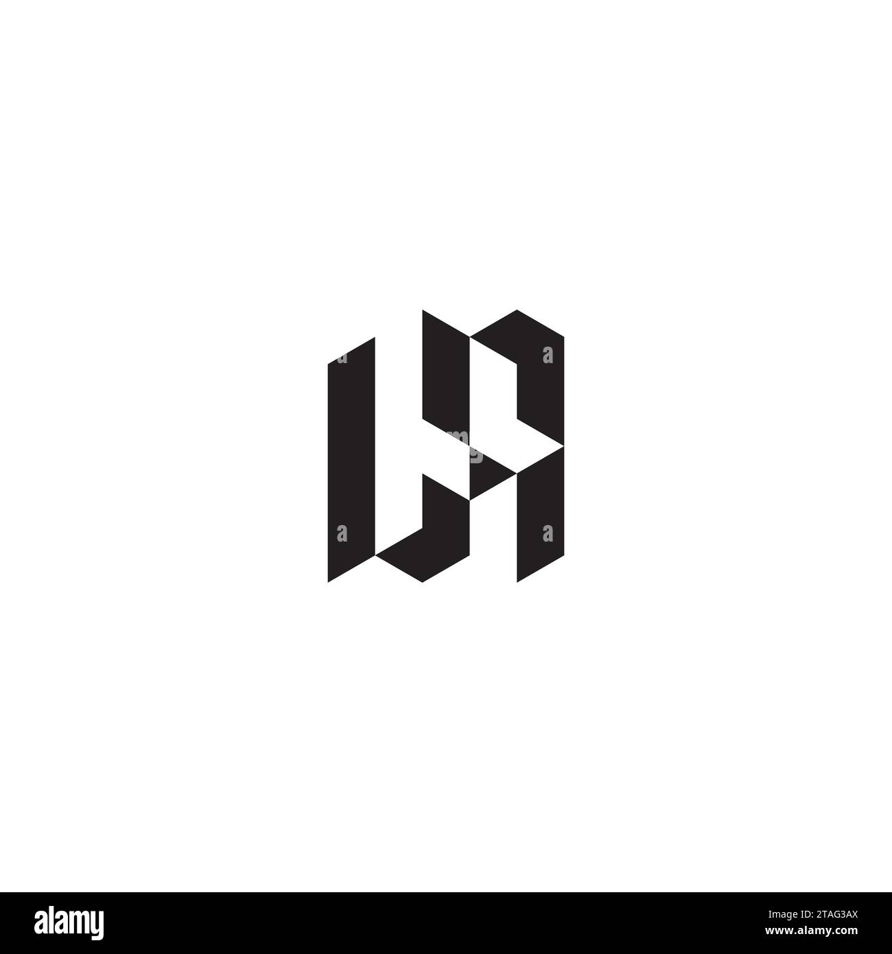 LA initial logo letters in high quality professional design that will ...