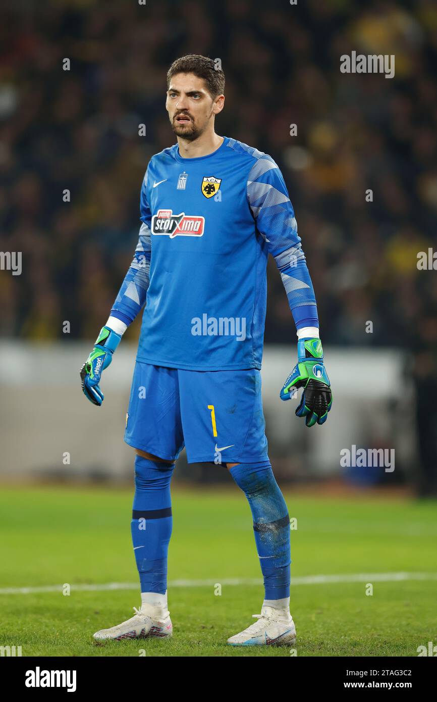 Athens, Greece. 30th Nov, 2023. Cian Stankovic (AEK) Football/Soccer ...