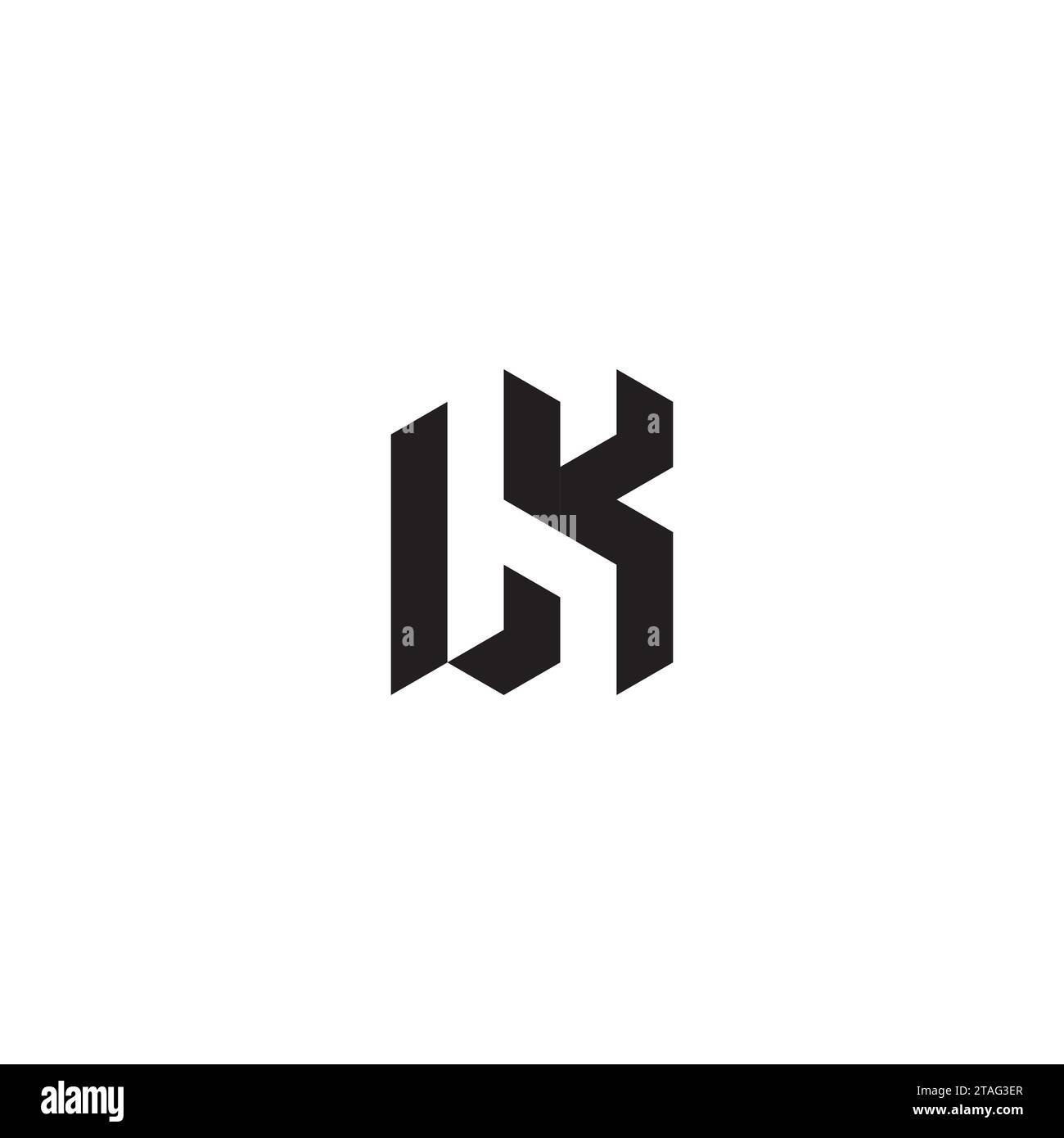 LK initial logo letters in high quality professional design that will ...
