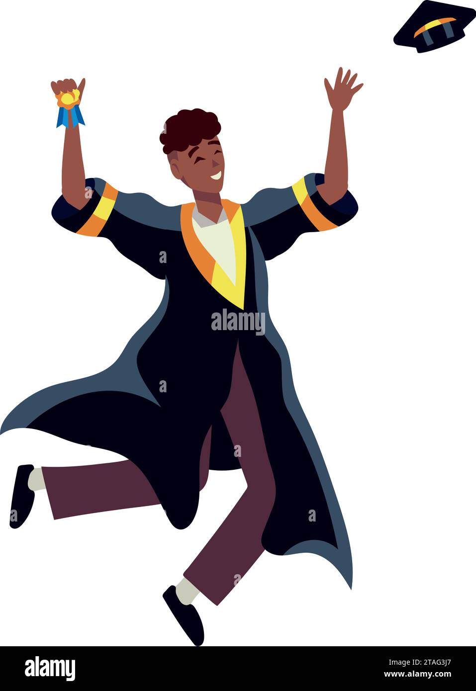 graduation event character happy Stock Vector Image & Art - Alamy