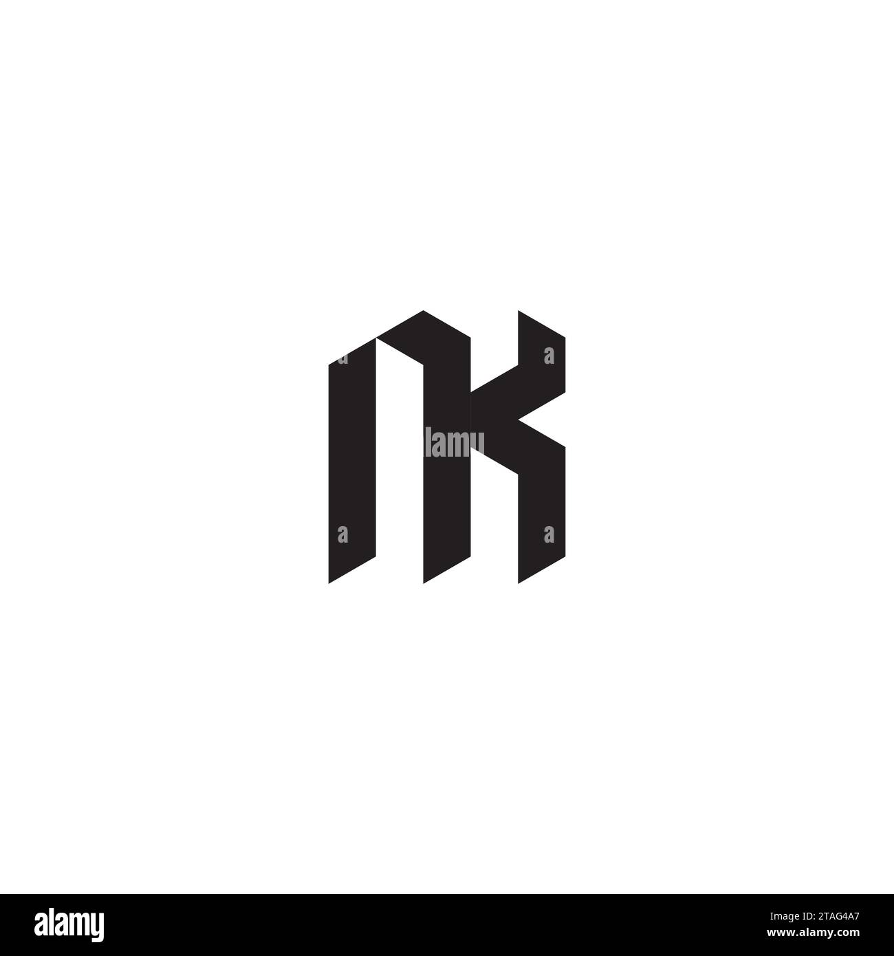 Nk font Stock Vector Images - Alamy