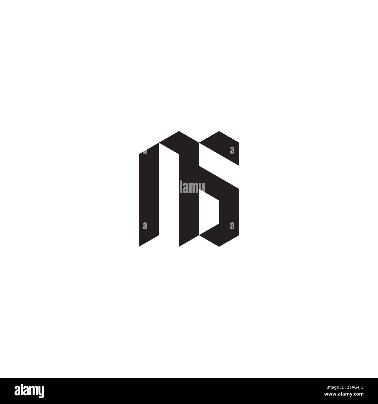 NS initial logo letters in high quality professional design that will ...