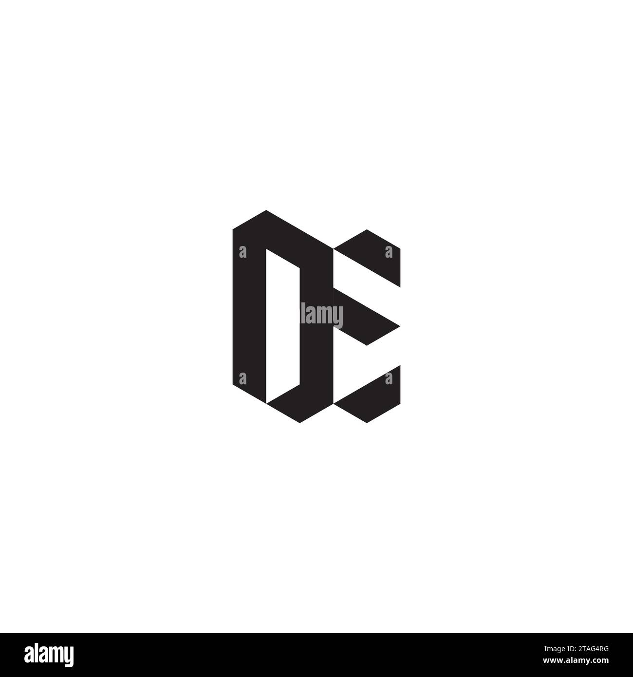 Oe minimal logo design Black and White Stock Photos & Images - Alamy