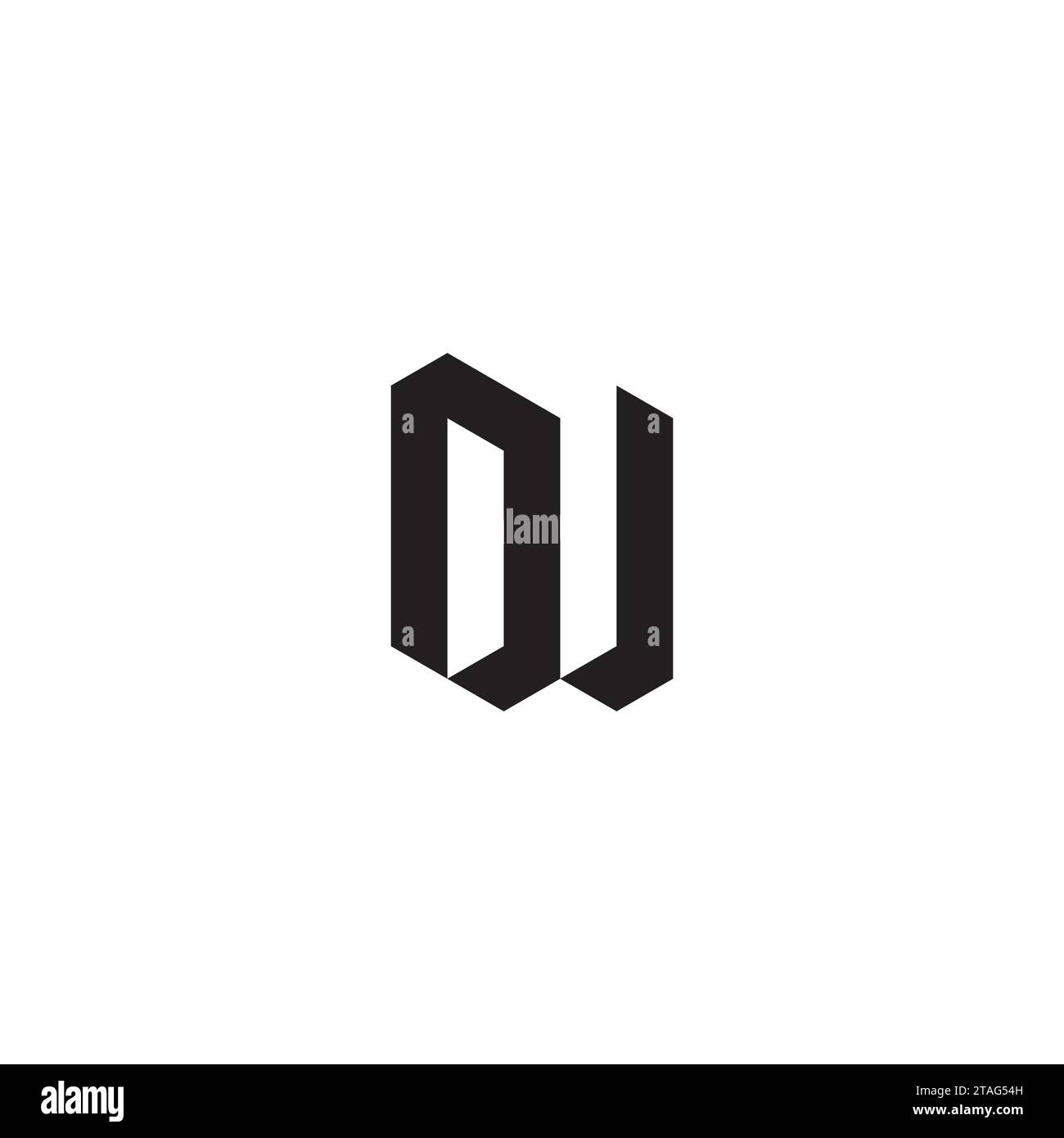 OU initial logo letters in high quality professional design that will ...