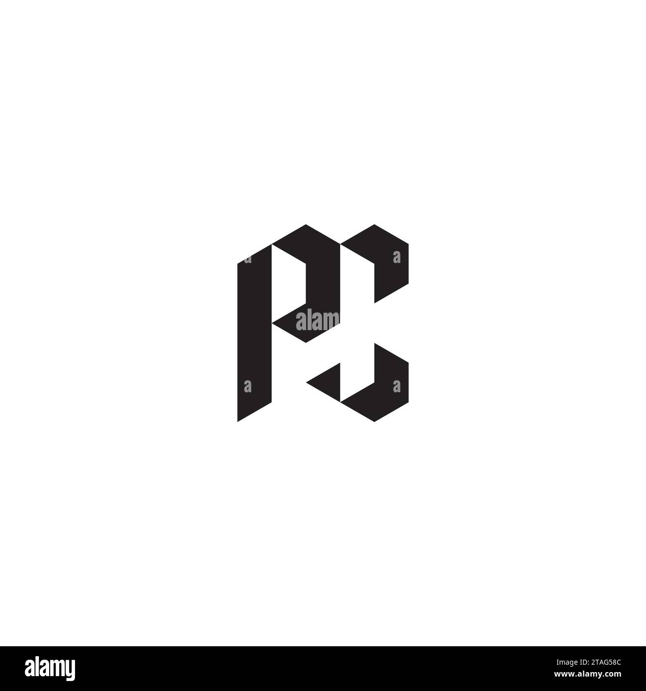 PC initial logo letters in high quality professional design that will ...