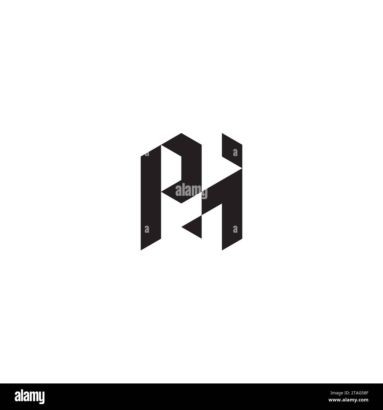 PH initial logo letters in high quality professional design that will ...
