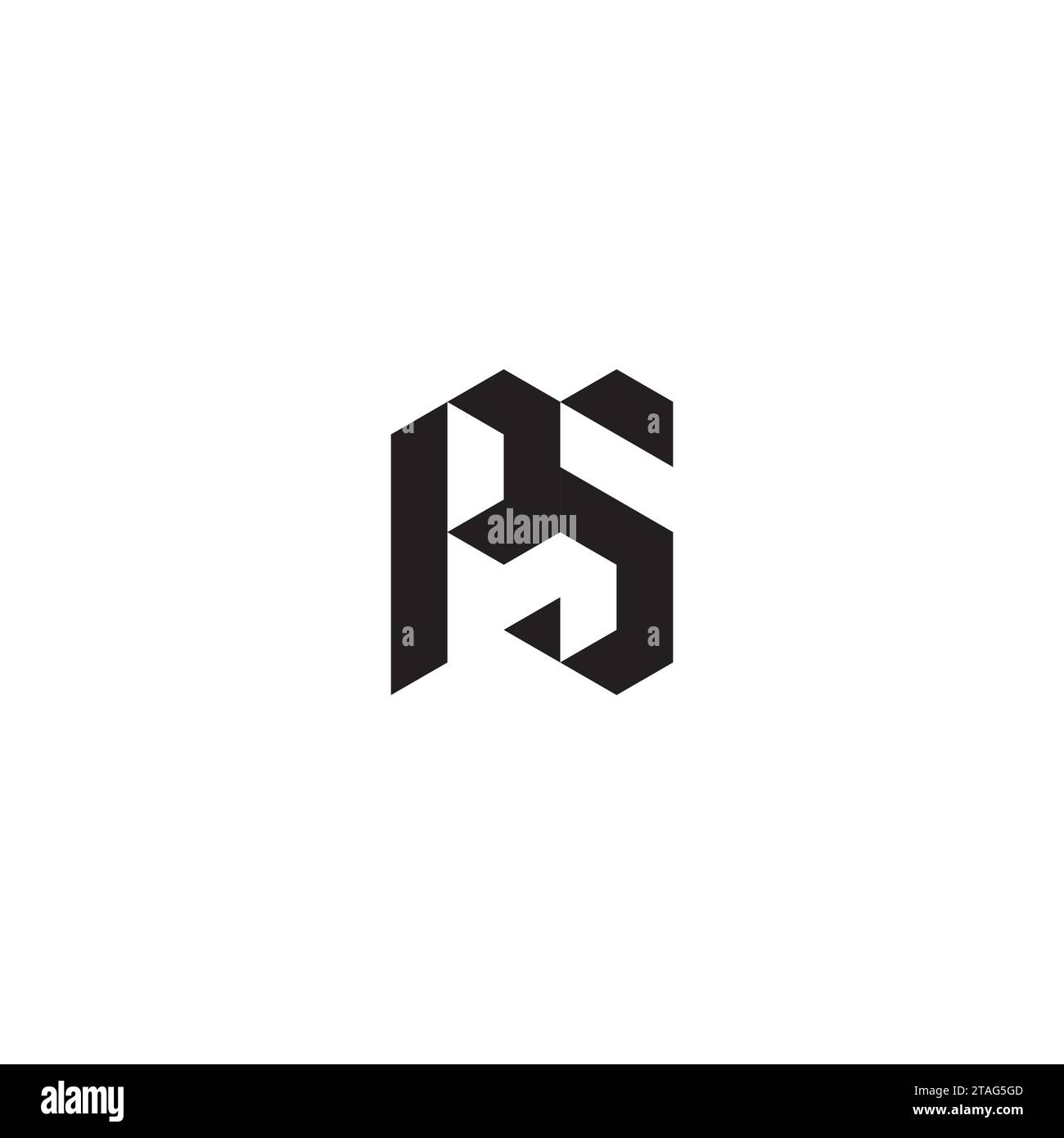 Letter logo ps font hi-res stock photography and images - Alamy