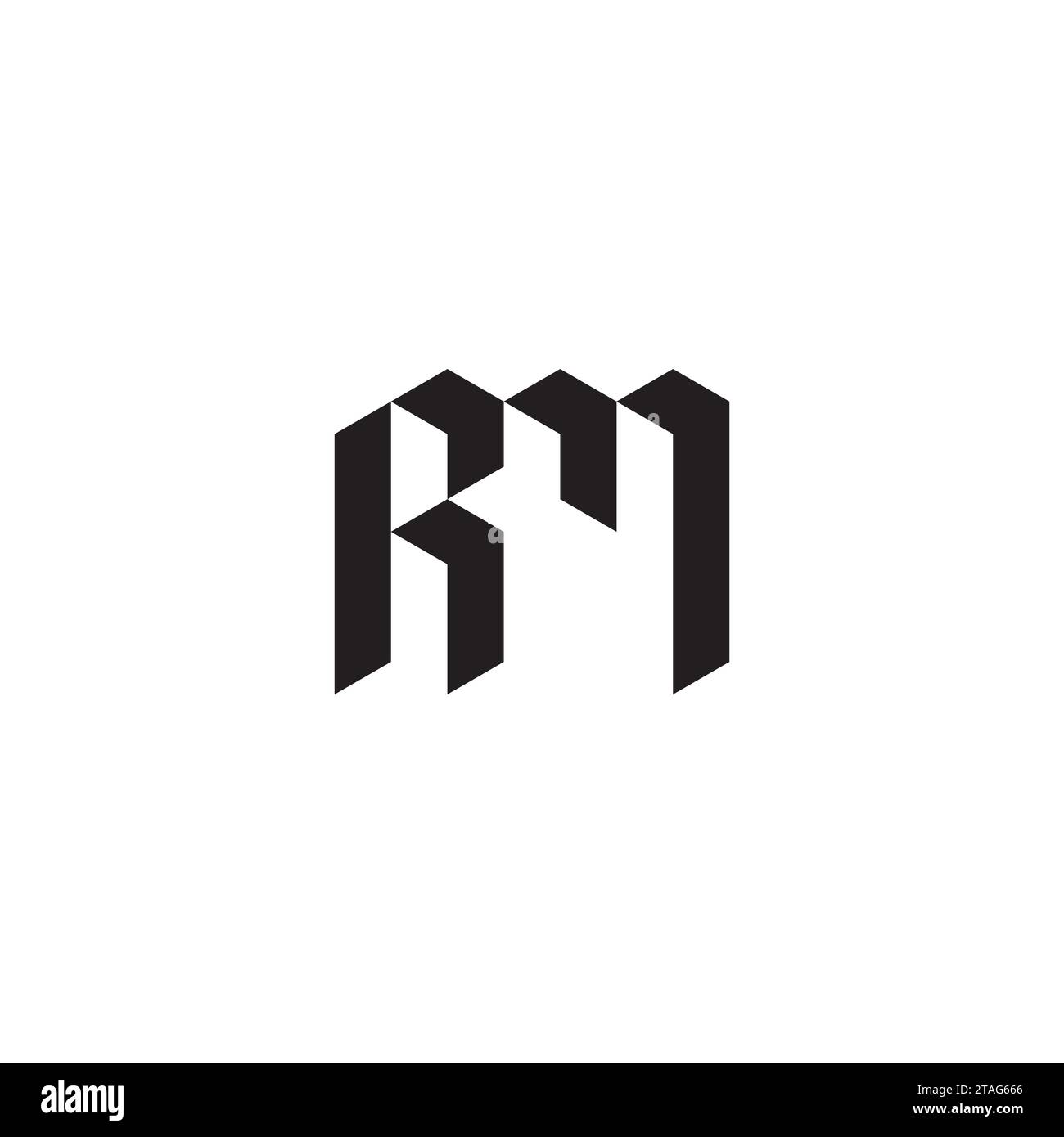 RM initial logo letters in high quality professional design that will ...