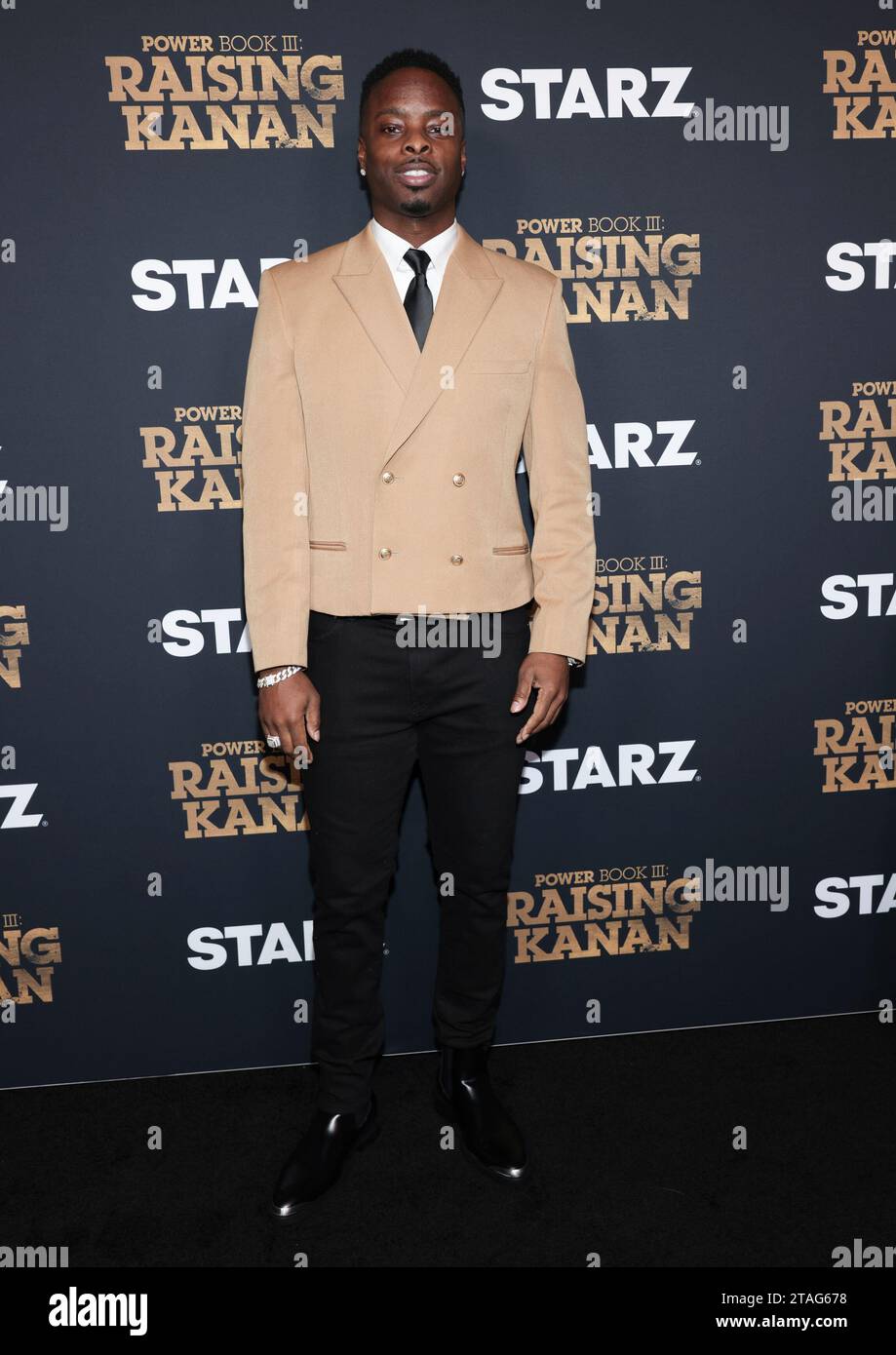 Johnell Young attends the premiere of "Power Book III: Raising Kanan ...