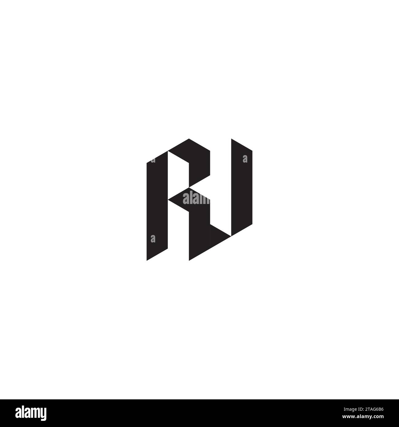 RV initial logo letters in high quality professional design that will ...