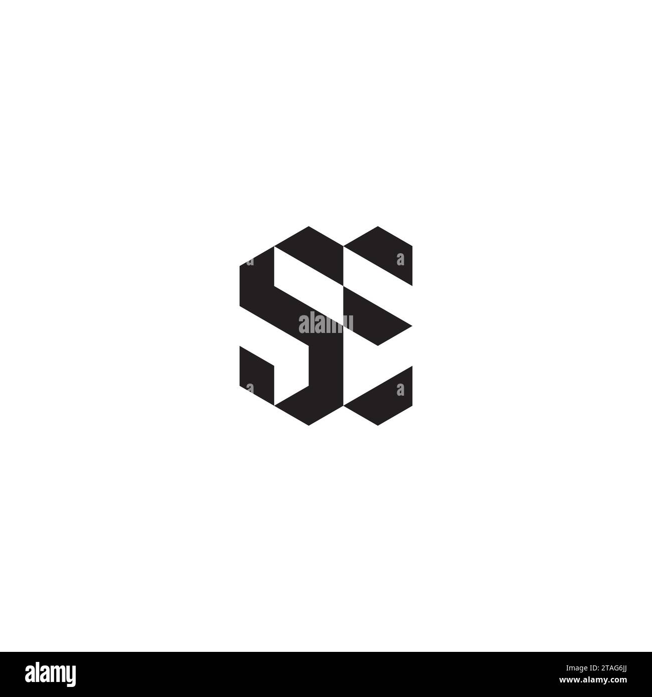 Se minimal logo design Stock Vector Images - Alamy