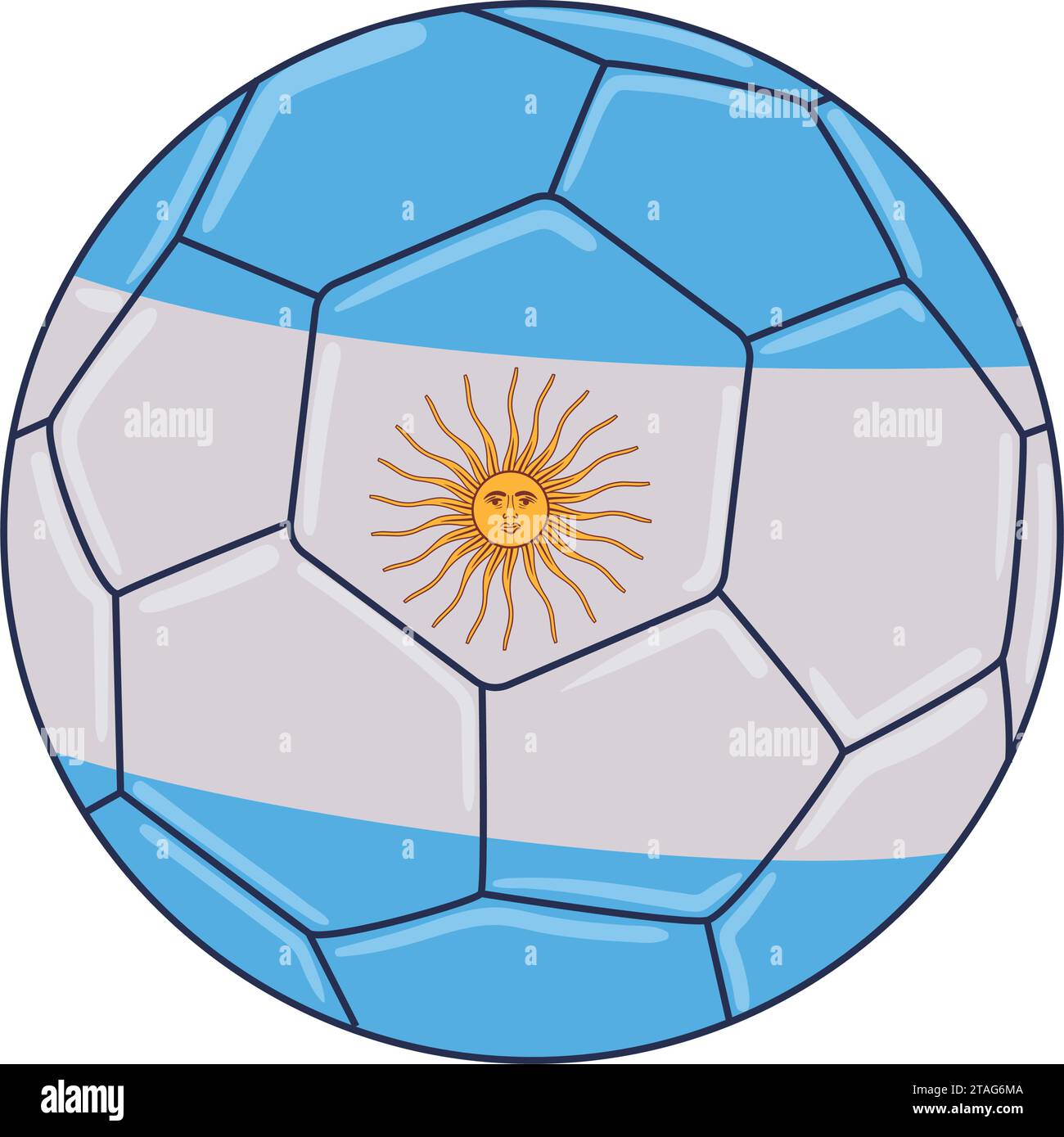 soccer argentina ball Stock Vector Image & Art - Alamy