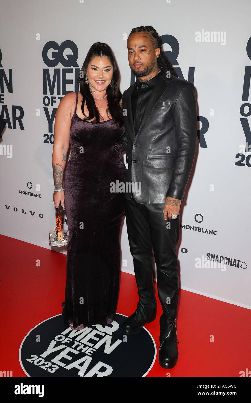 Paris, France. 30th Nov, 2023. Ingrid Littre and Kalash attends the GQ ...
