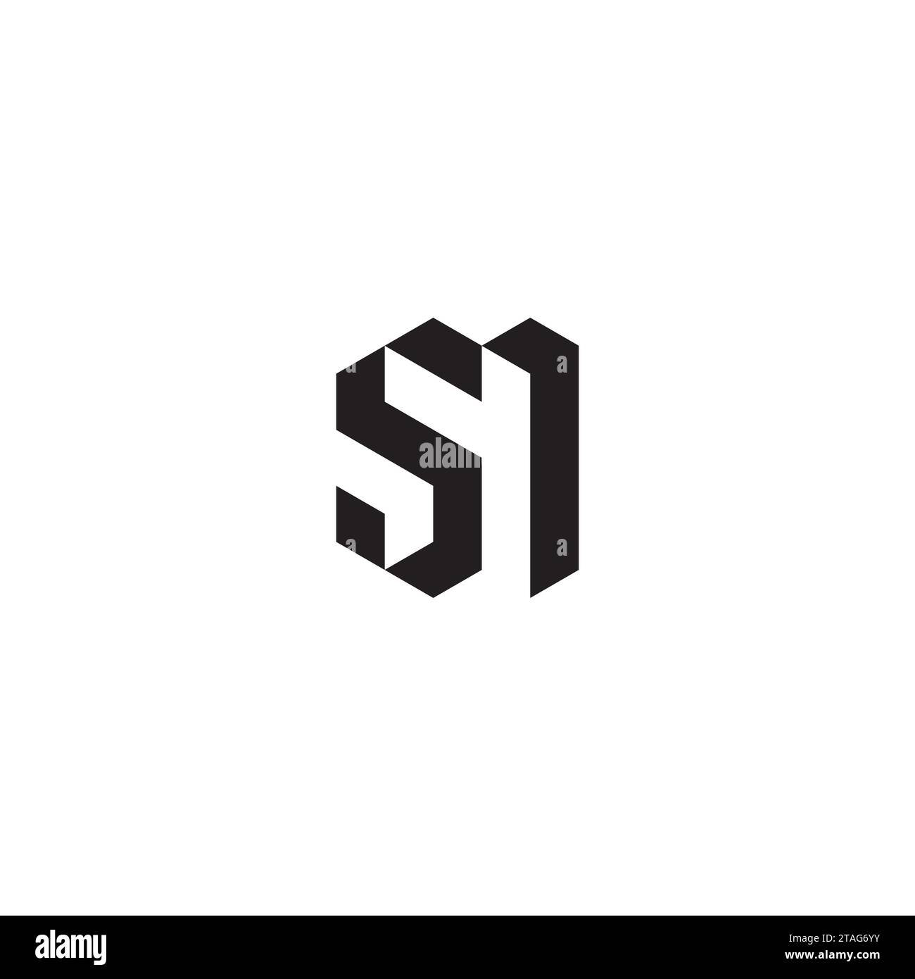 Sn initial Stock Vector Images - Alamy