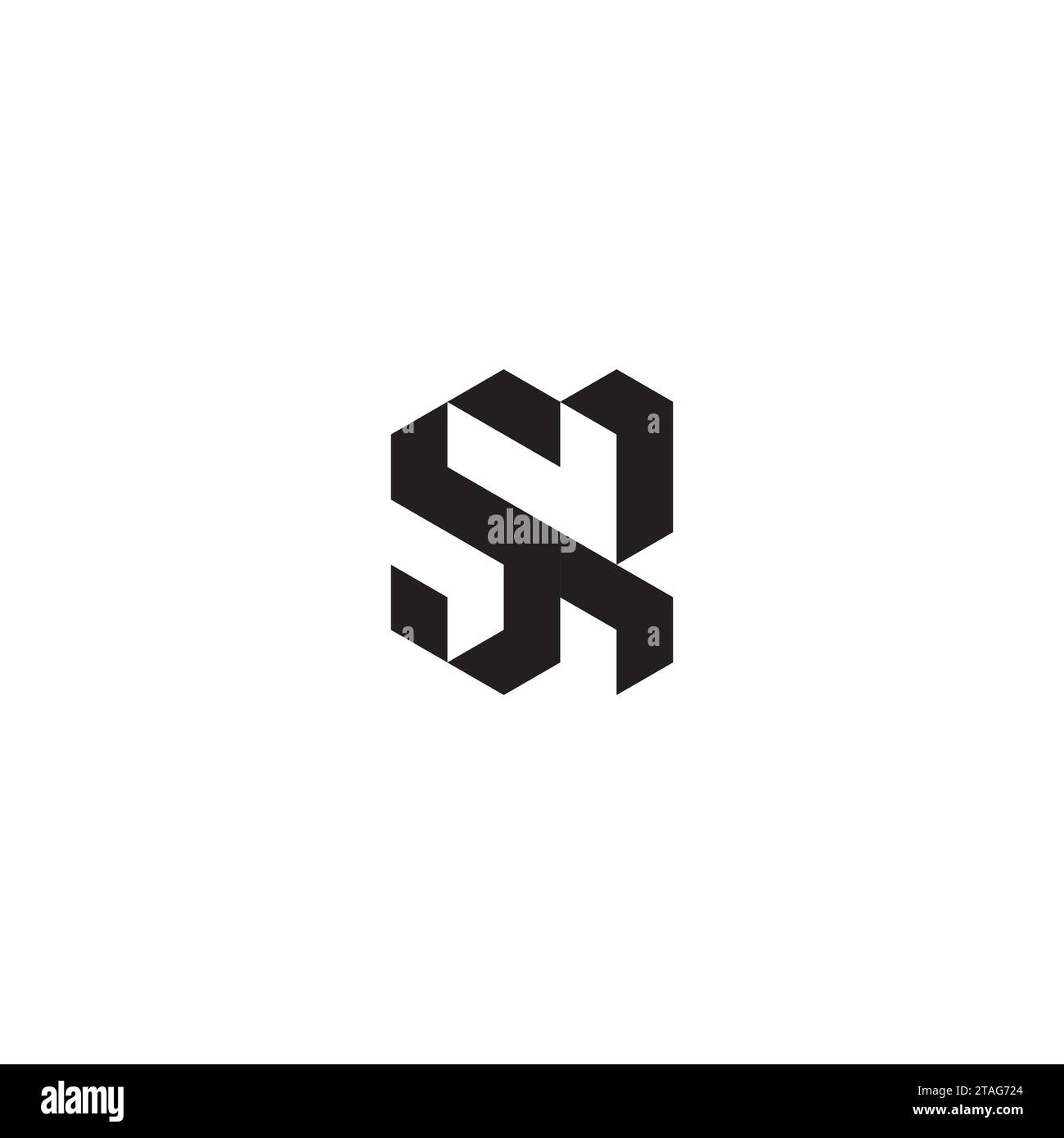 Sr logo letter design vector vectors hi-res stock photography and ...