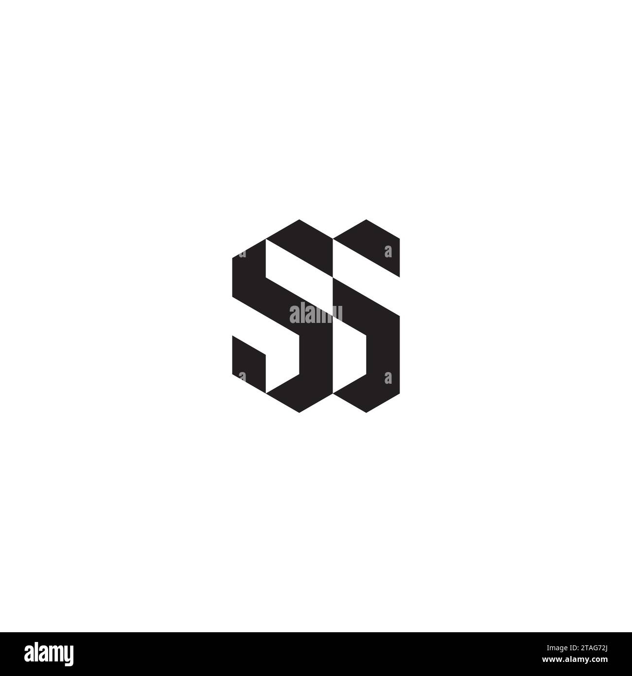 SS initial logo letters in high quality professional design that will ...