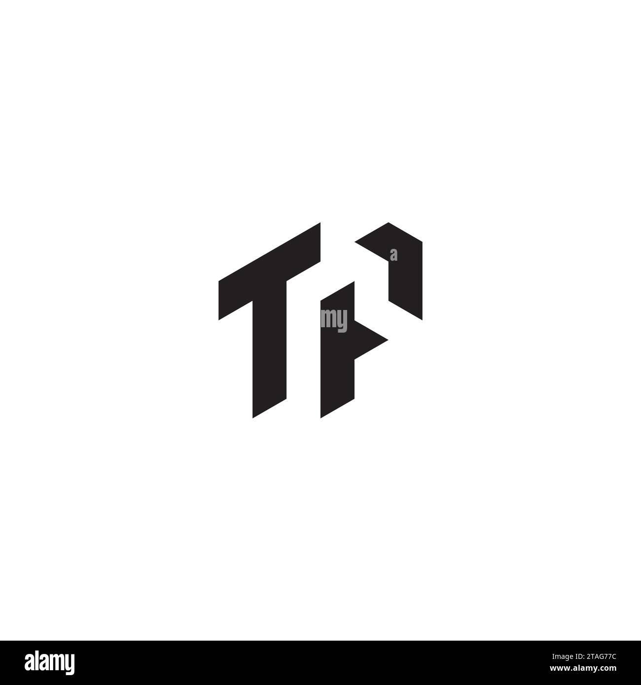 TF initial logo letters in high quality professional design that will ...
