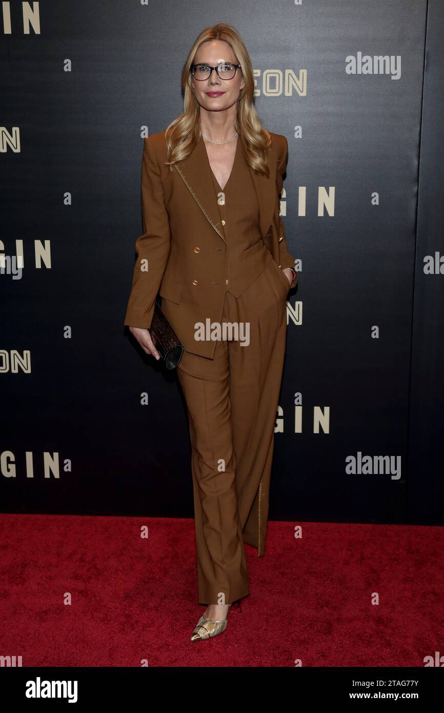 Actor Stephanie March attends the premiere for "Origin" at Alice Tully ...