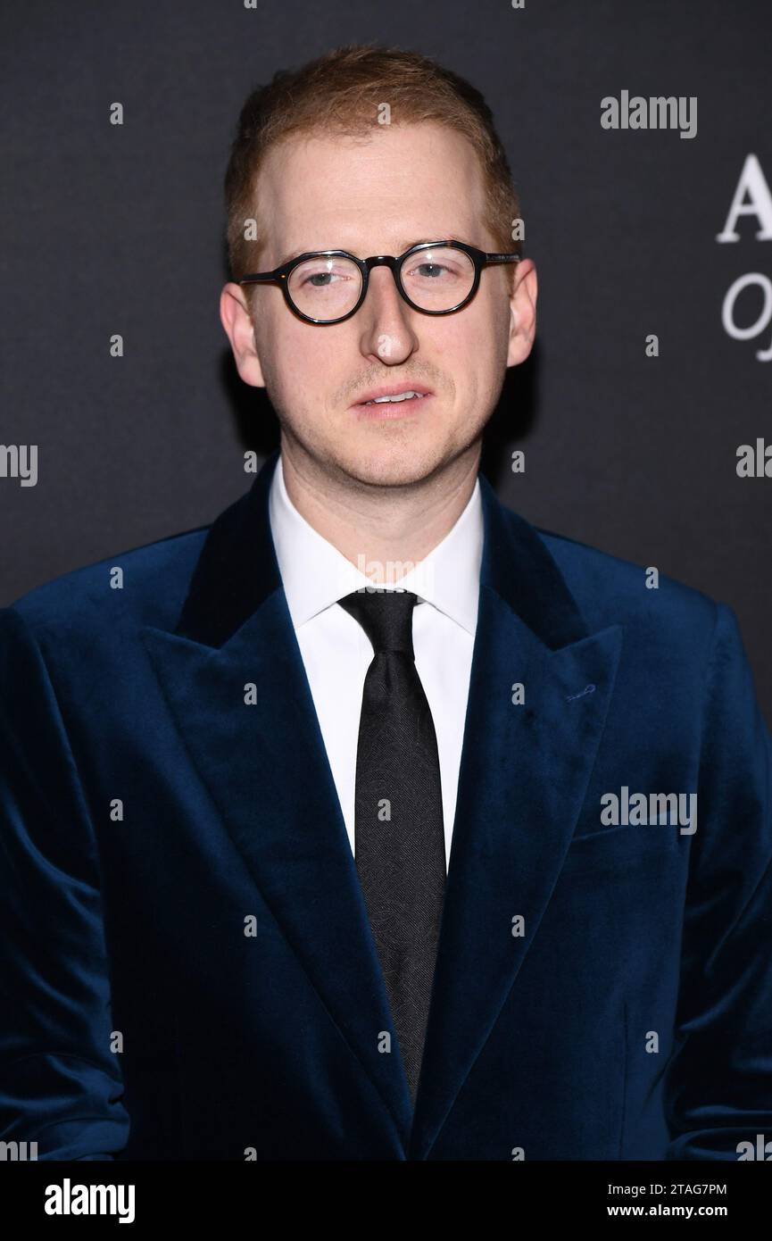 New York, USA. 30th Nov, 2023. James Austin Johnson attends the ...