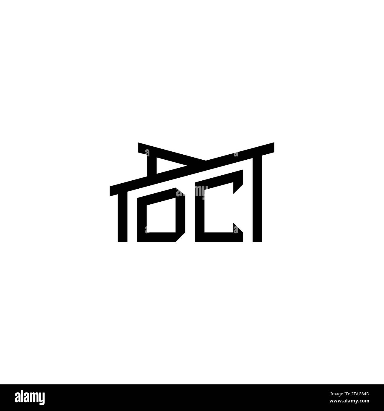 Dc real estate initials logo hi-res stock photography and images - Alamy