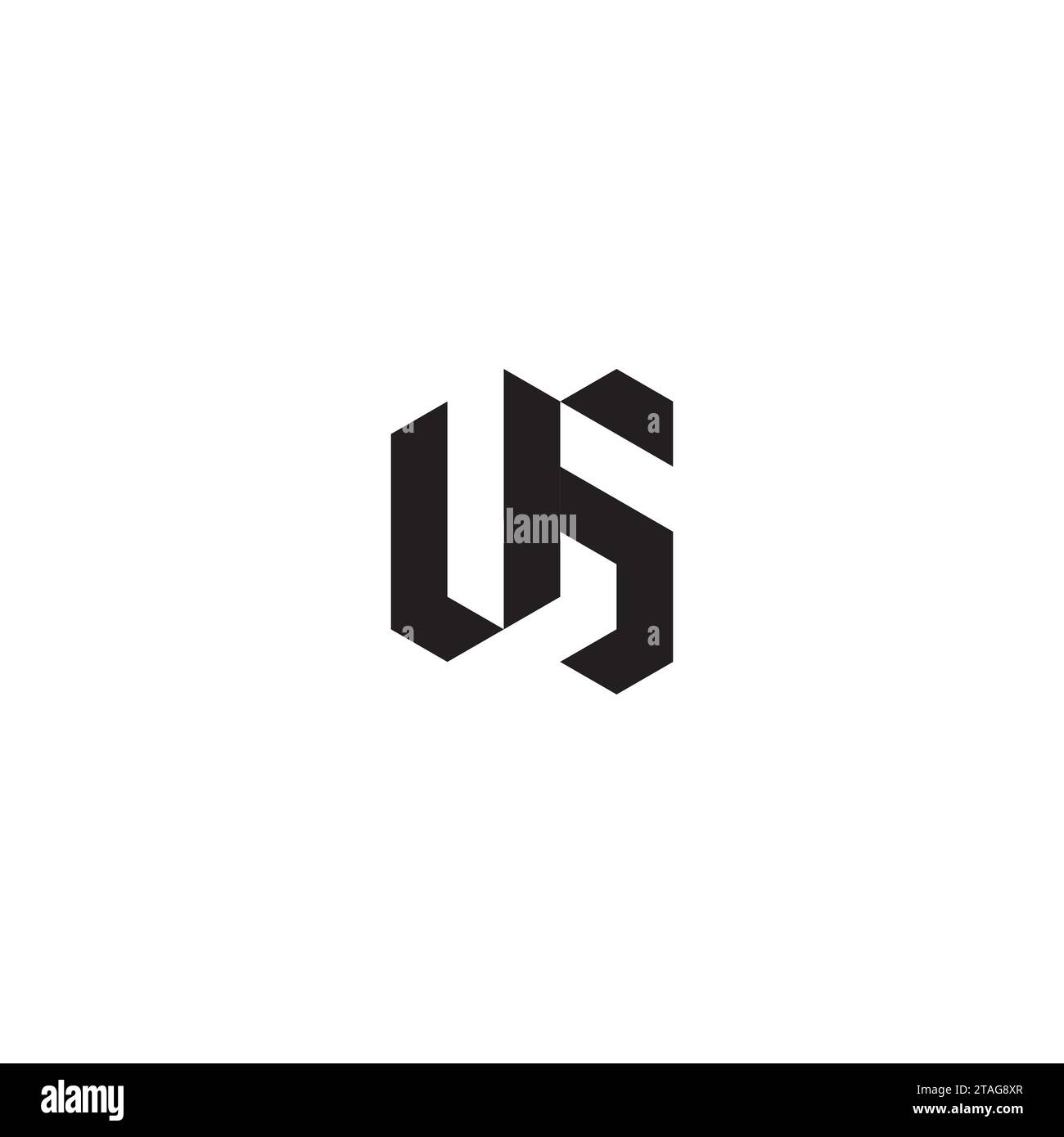 VS initial logo letters in high quality professional design that will ...