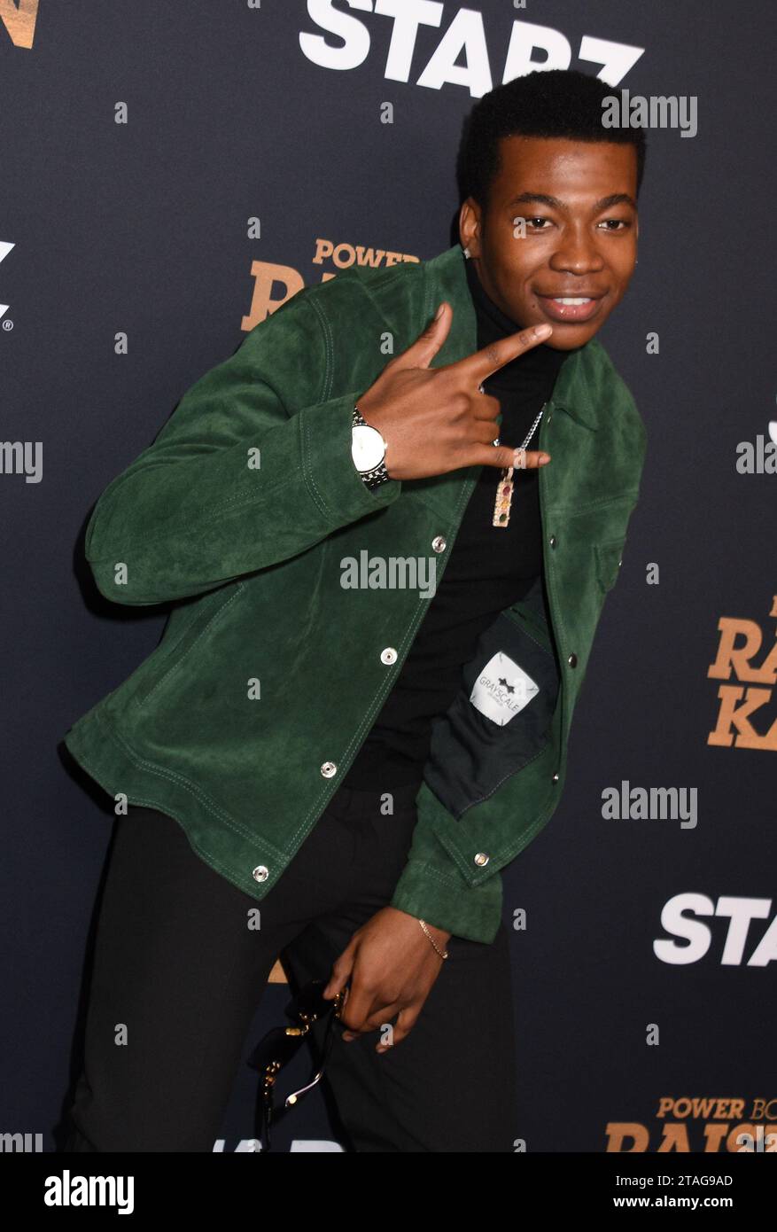 New York, NY, USA. 30th Nov, 2023. Mekai Curtis at the NY premiere of ...