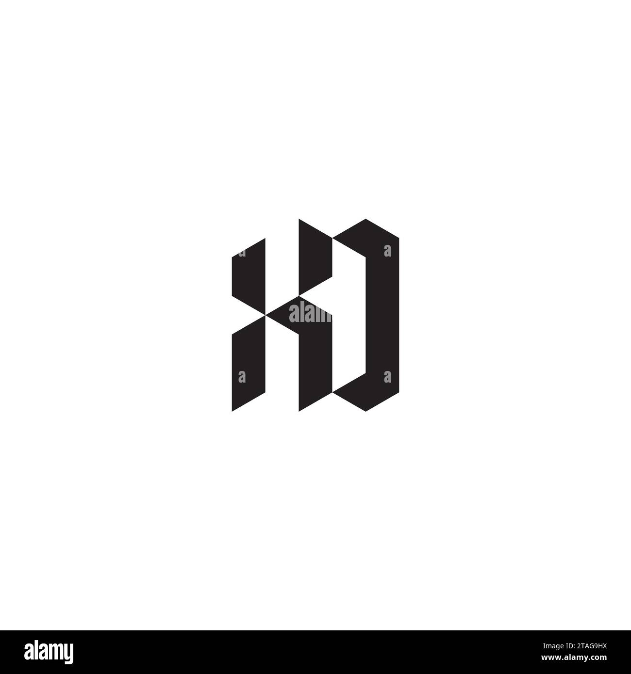 XD initial logo letters in high quality professional design that will ...