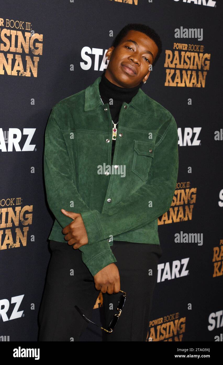 NEW YORK, NY-NOVEMBER 30: Mekai Curtis at the NY premiere of STARZ ...