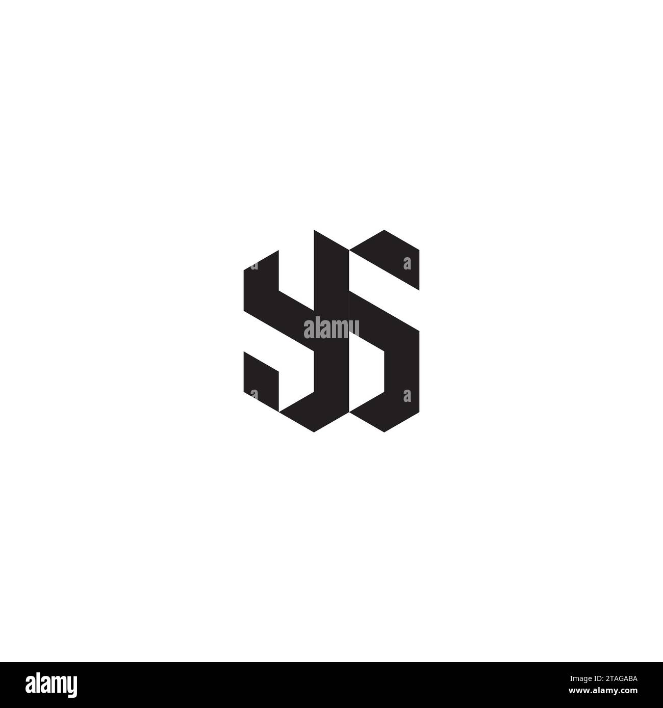 YS initial logo letters in high quality professional design that will ...