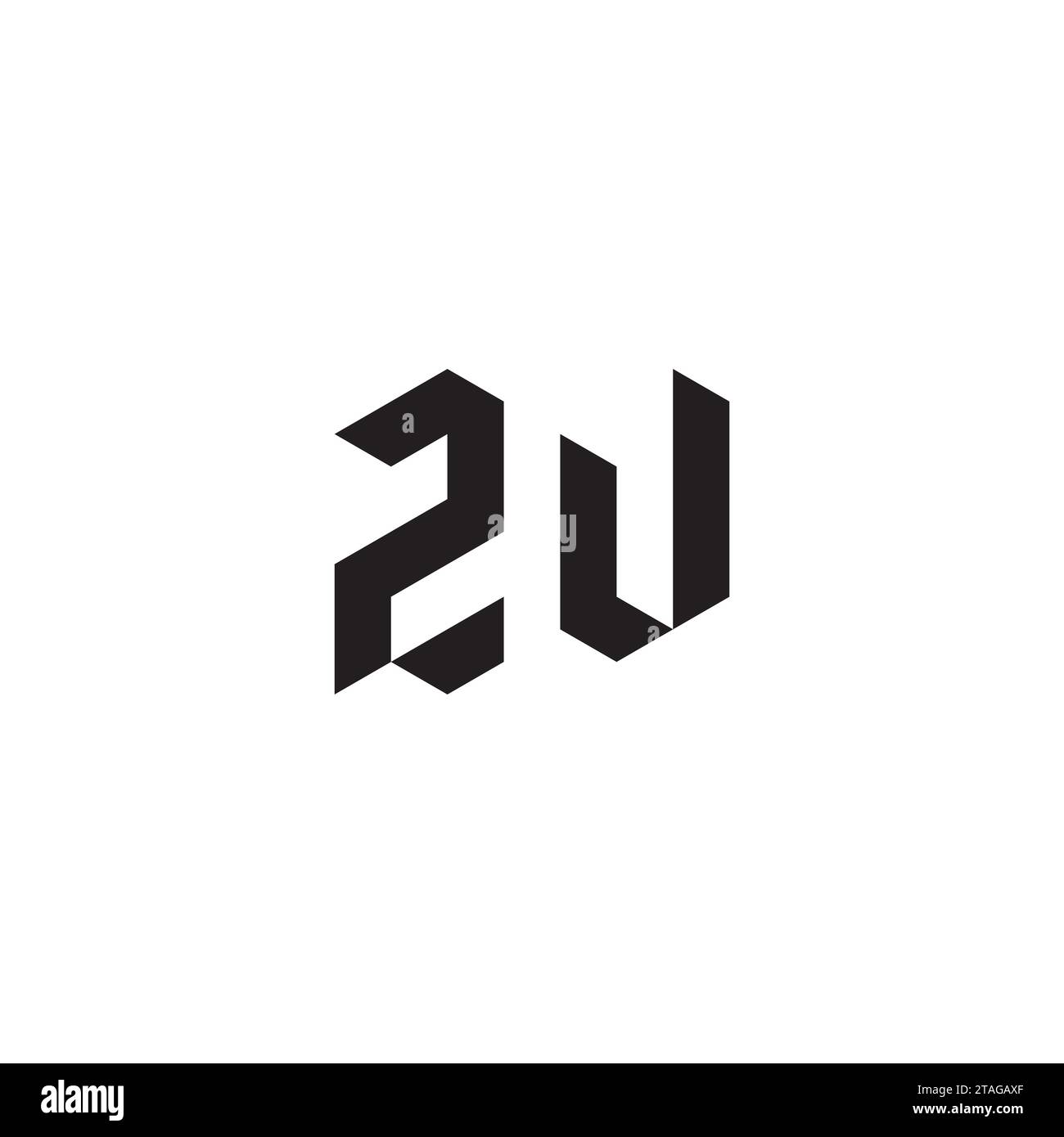Zw minimal logo design hi-res stock photography and images - Alamy