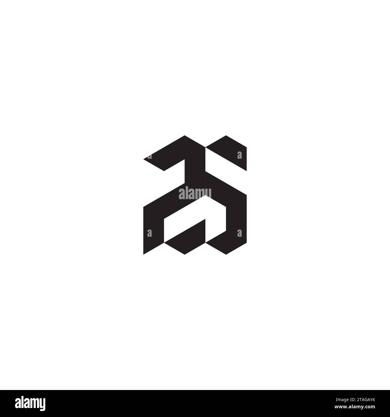 ZS initial logo letters in high quality professional design that will ...