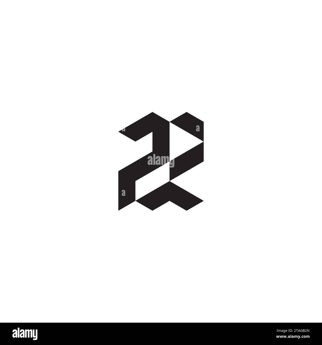 ZZ initial logo letters in high quality professional design that will ...