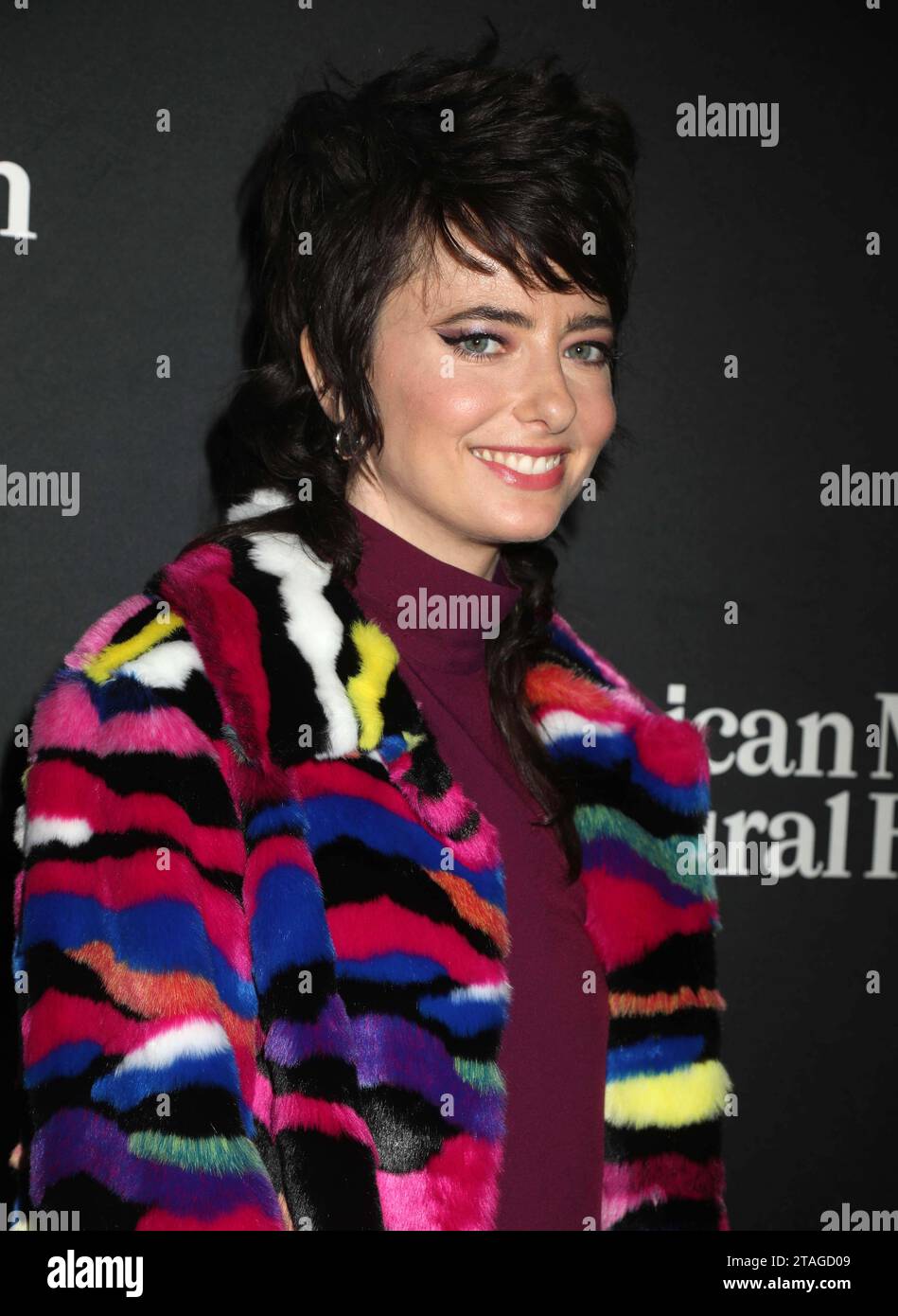 November 30, 2023, New York, New York, USA: SARAH SHERMAN seen at the ...