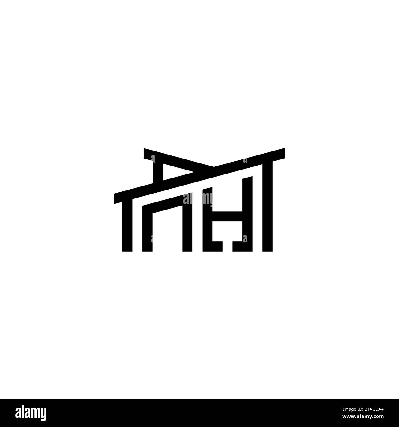 NH Initial Letter in Real Estate Logo concept.eps NH Initial Letter in ...