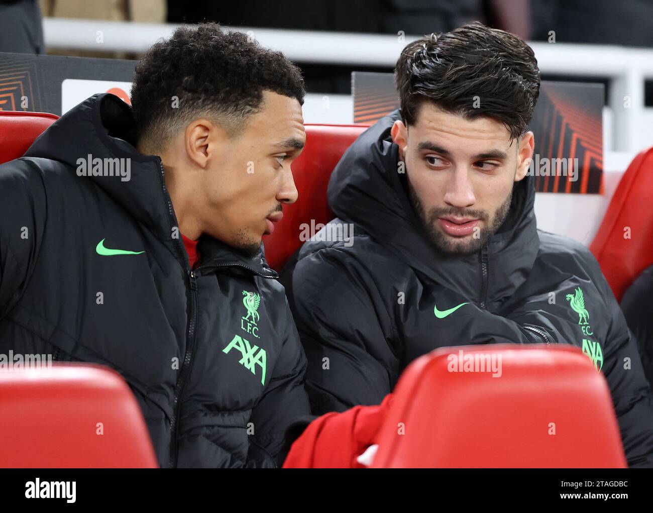 Anfield, Liverpool, Merseyside, UK. 30th Nov, 2023. Europa League ...