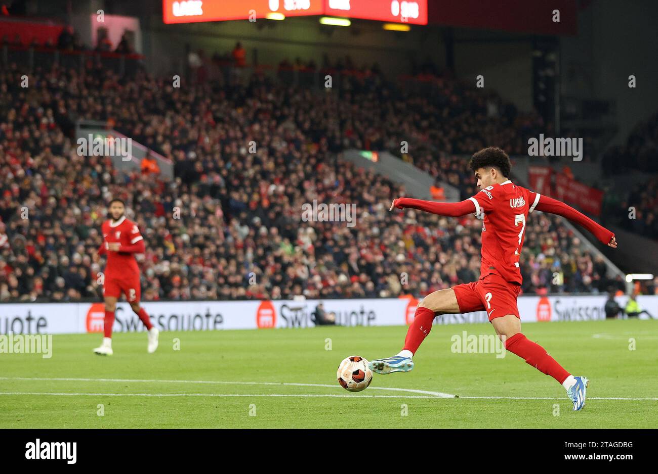 Anfield, Liverpool, Merseyside, UK. 30th Nov, 2023. Europa League ...