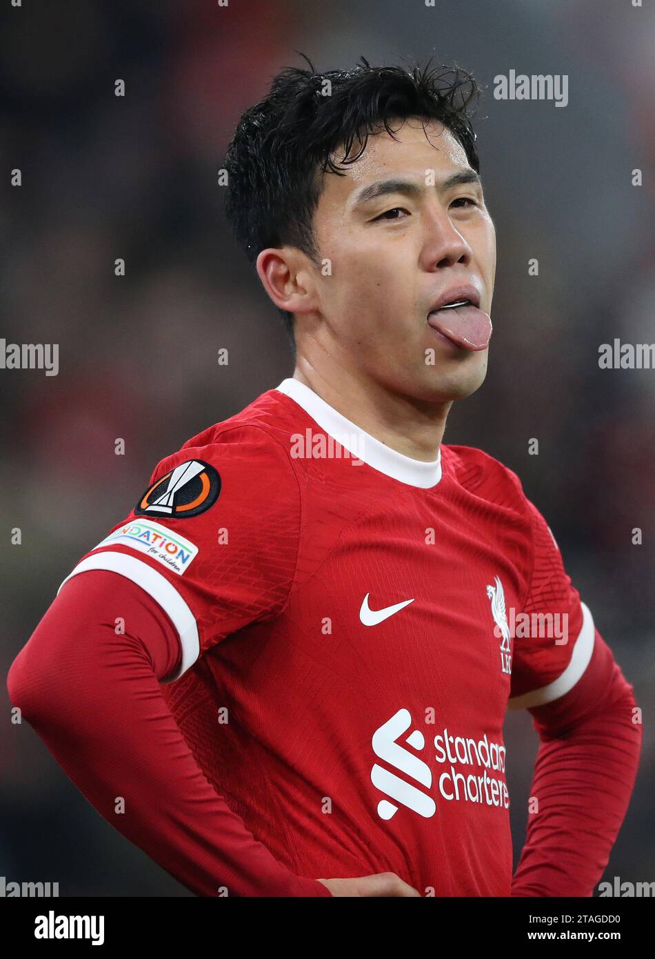 Anfield, Liverpool, Merseyside, UK. 30th Nov, 2023. Europa League ...