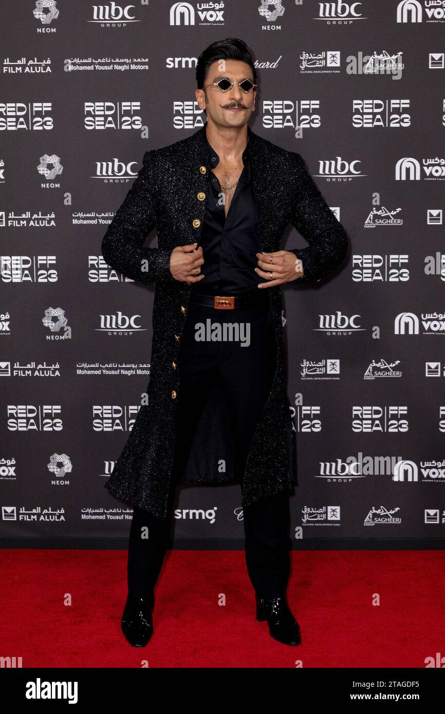 Ranveer Singh poses for photographers upon arrival at the opening film ...