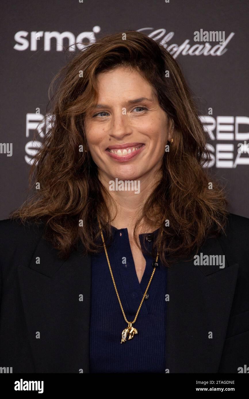 Maïwenn poses for photographers upon arrival at the opening film ...