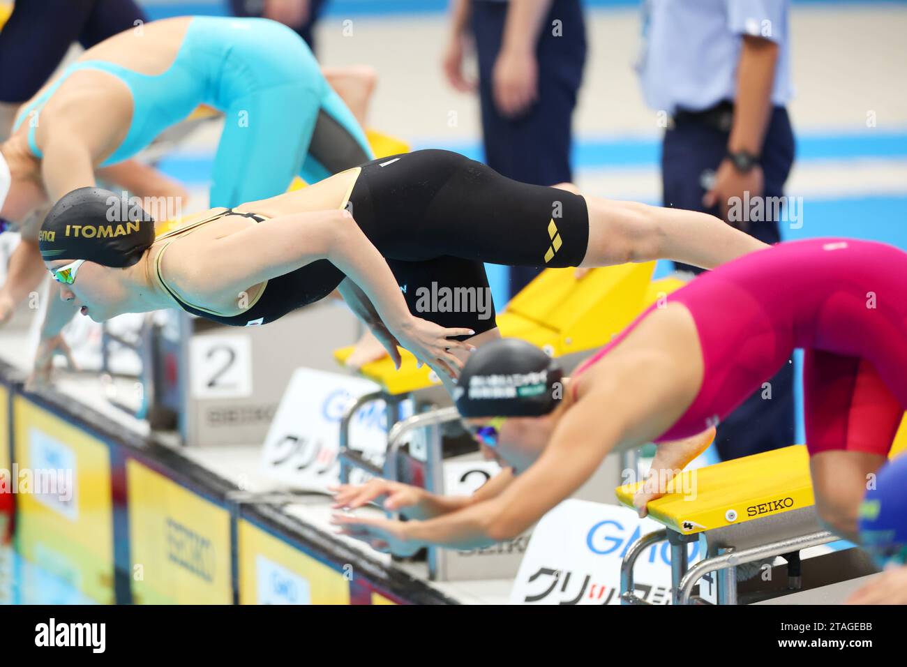 Tokyo Aquatics Centre, Tokyo, Japan. 1st Dec, 2023. Ageha Tanigawa ...