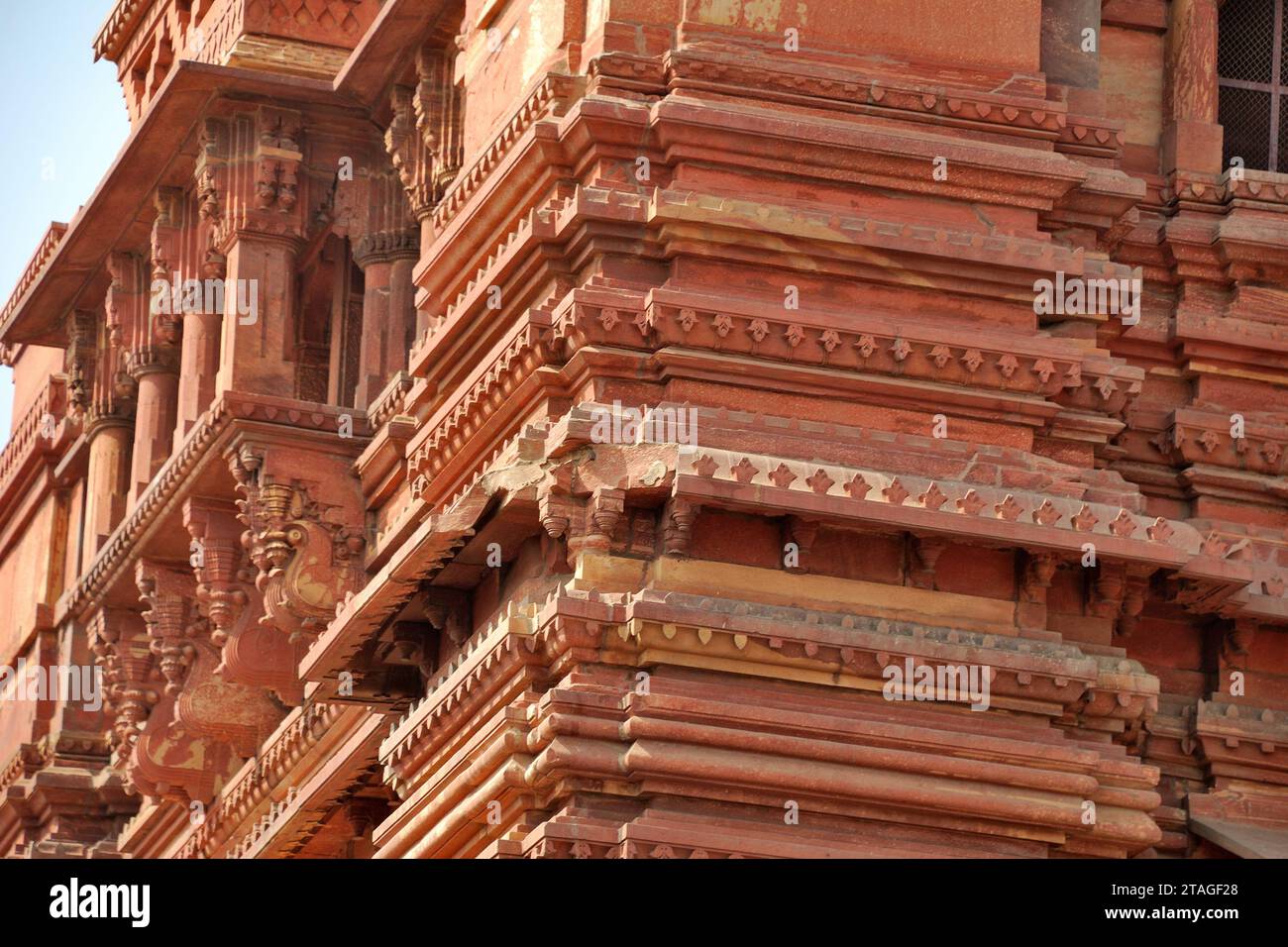 Exterior view of Govind Dev Ji Temple, Vrindavan, Uttar Pradesh, India ...