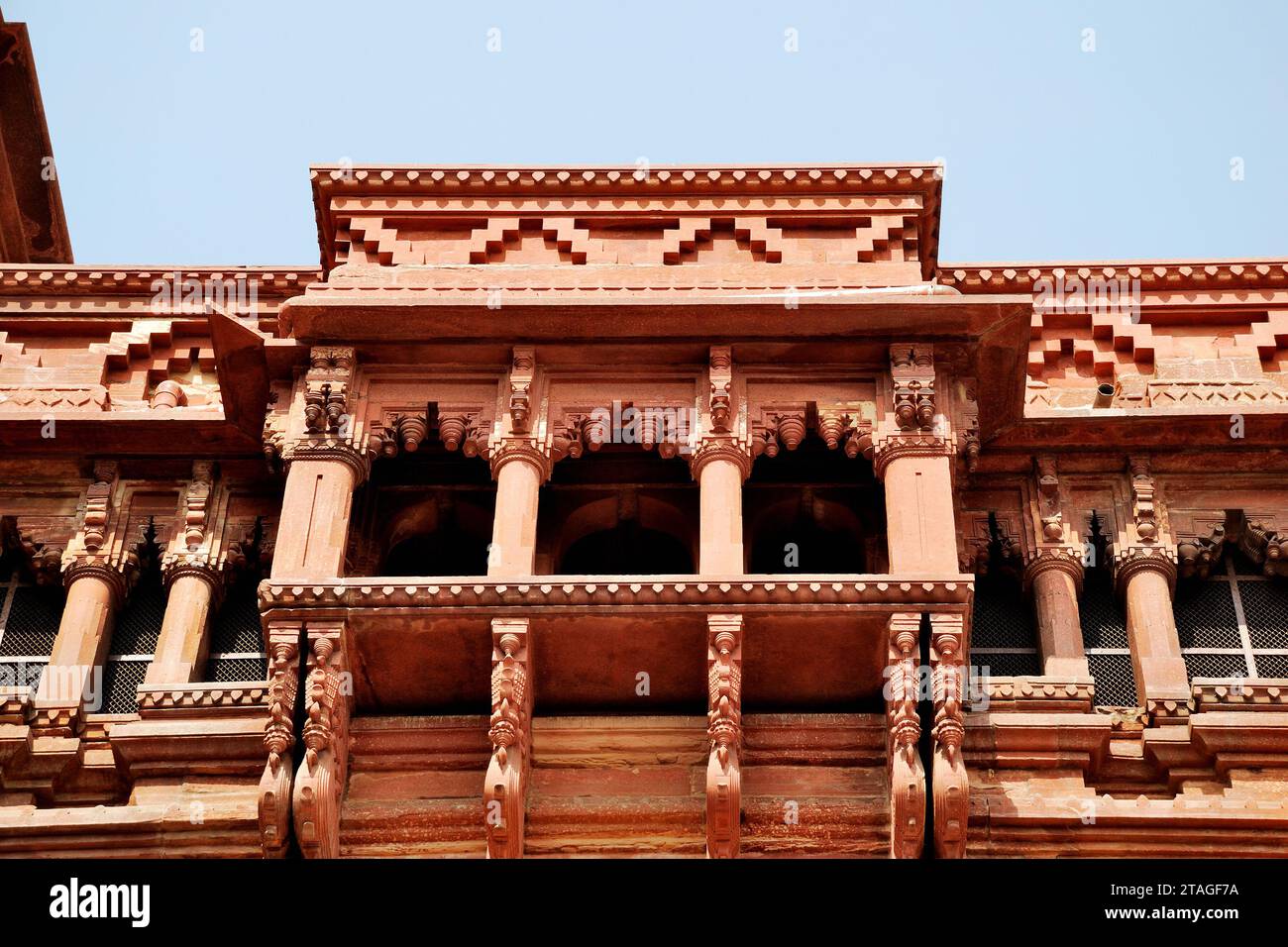 Exterior view of Govind Dev Ji Temple, Vrindavan, Uttar Pradesh, India ...