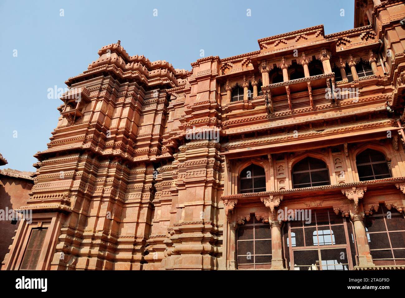 Exterior view of Govind Dev Ji Temple, Vrindavan, Uttar Pradesh, India ...